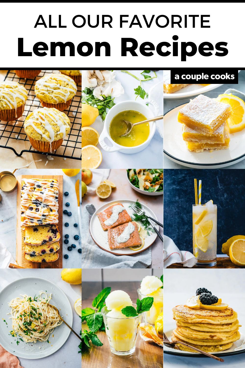 25 Zesty Lemon Recipes – A Couple Cooks