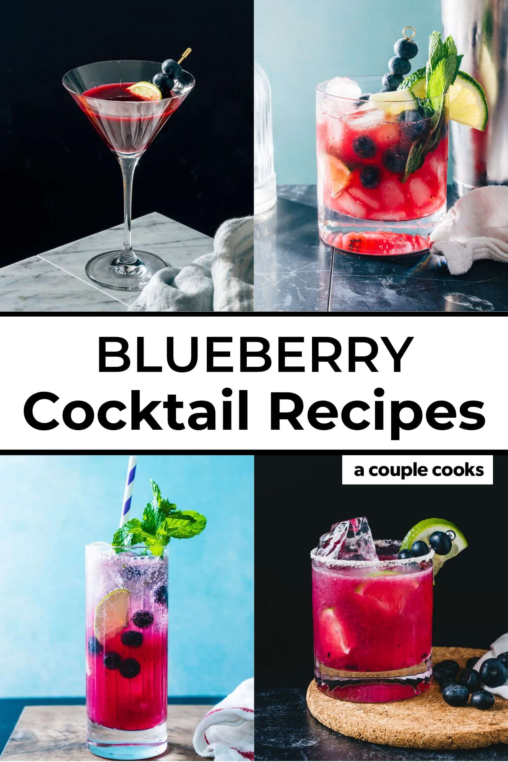 5 Popular Blueberry Cocktails – A Couple Cooks