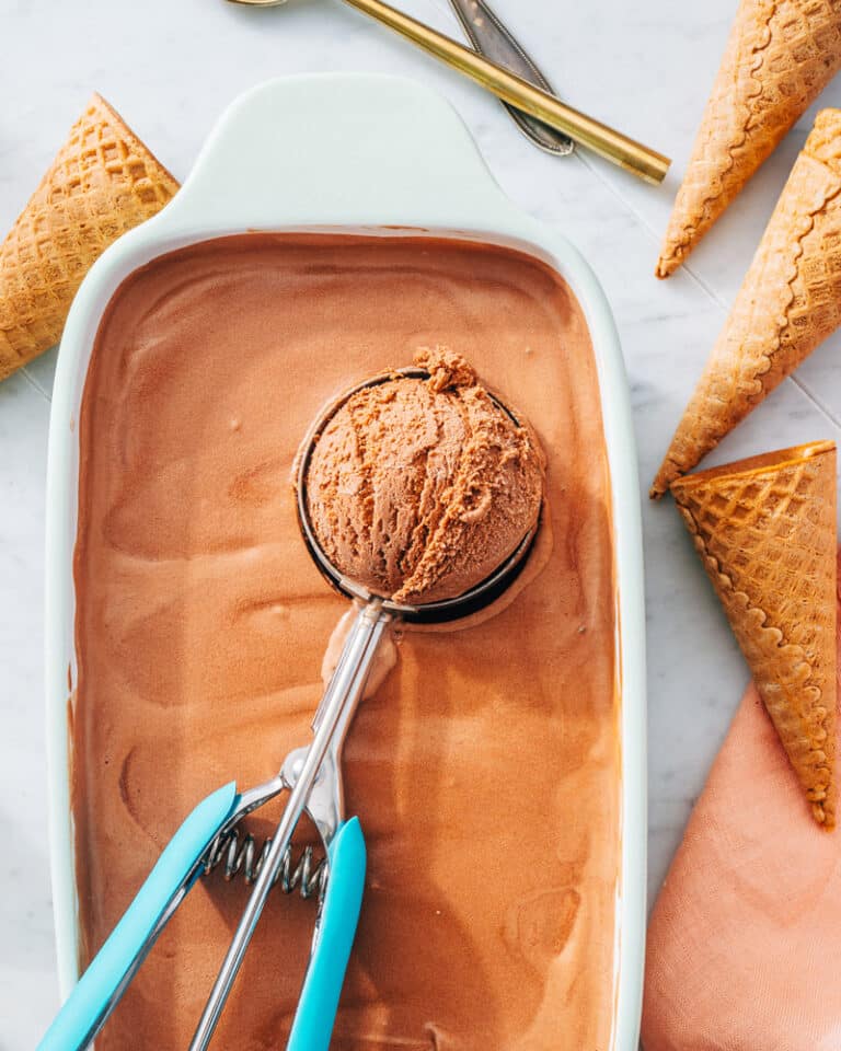 Best Chocolate Ice Cream Recipe – A Couple Cooks