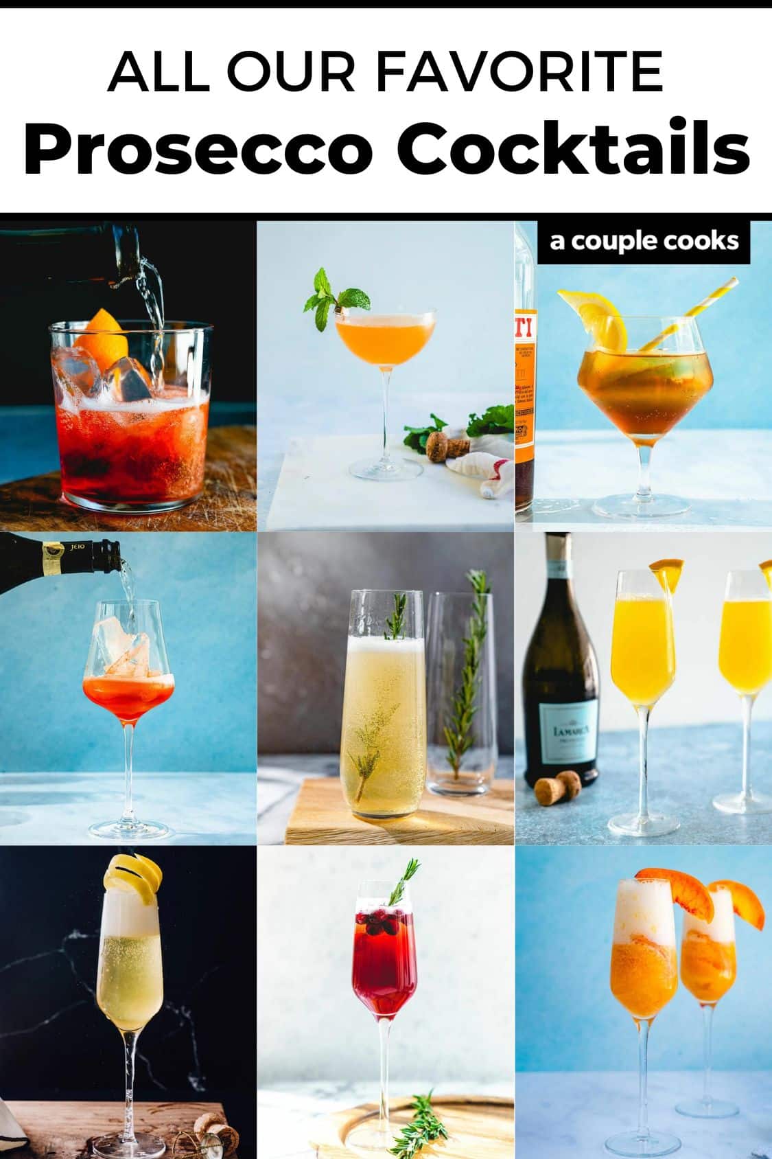 15 Top Prosecco Cocktails – A Couple Cooks