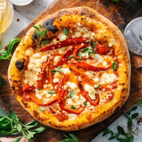 Quattro Formaggi Pizza – A Couple Cooks