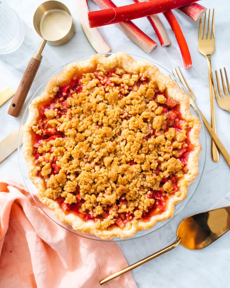 Classic Rhubarb Pie – A Couple Cooks