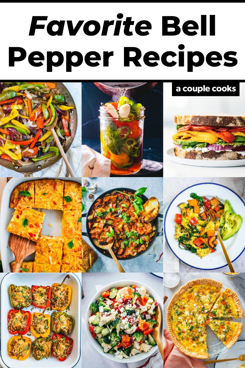 25 Tasty Bell Pepper Recipes – A Couple Cooks
