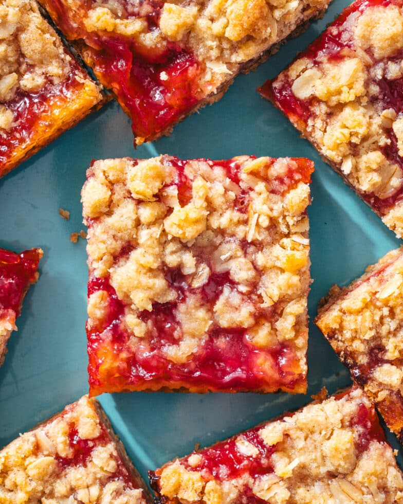 Rhubarb Bars – A Couple Cooks