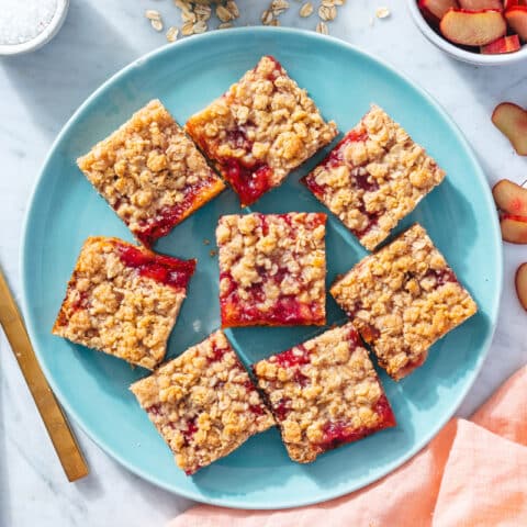 Rhubarb Bars – A Couple Cooks