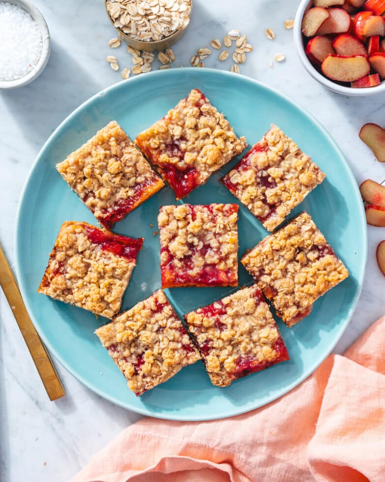 Rhubarb Bars – A Couple Cooks