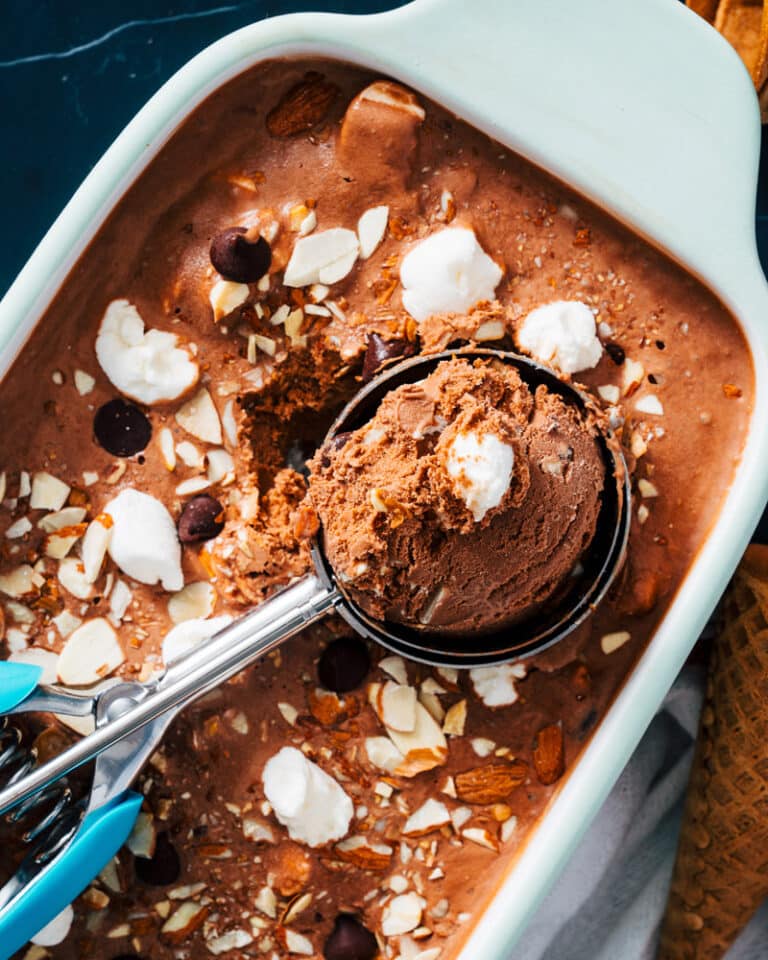 Rocky Road Ice Cream – A Couple Cooks
