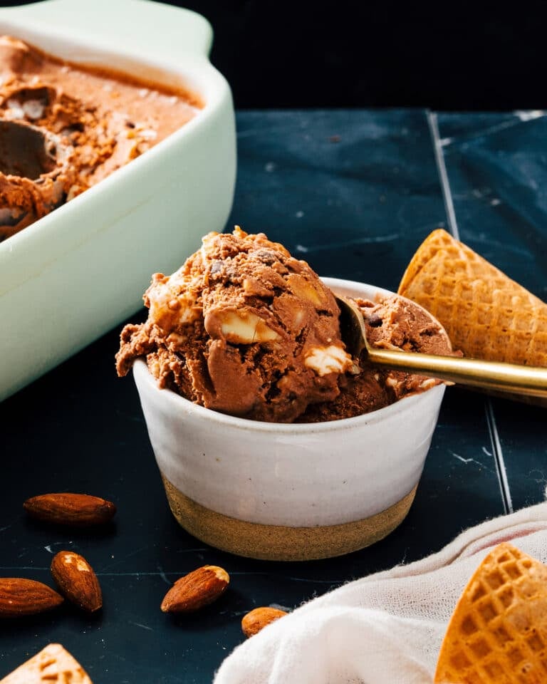 Rocky Road Ice Cream – A Couple Cooks