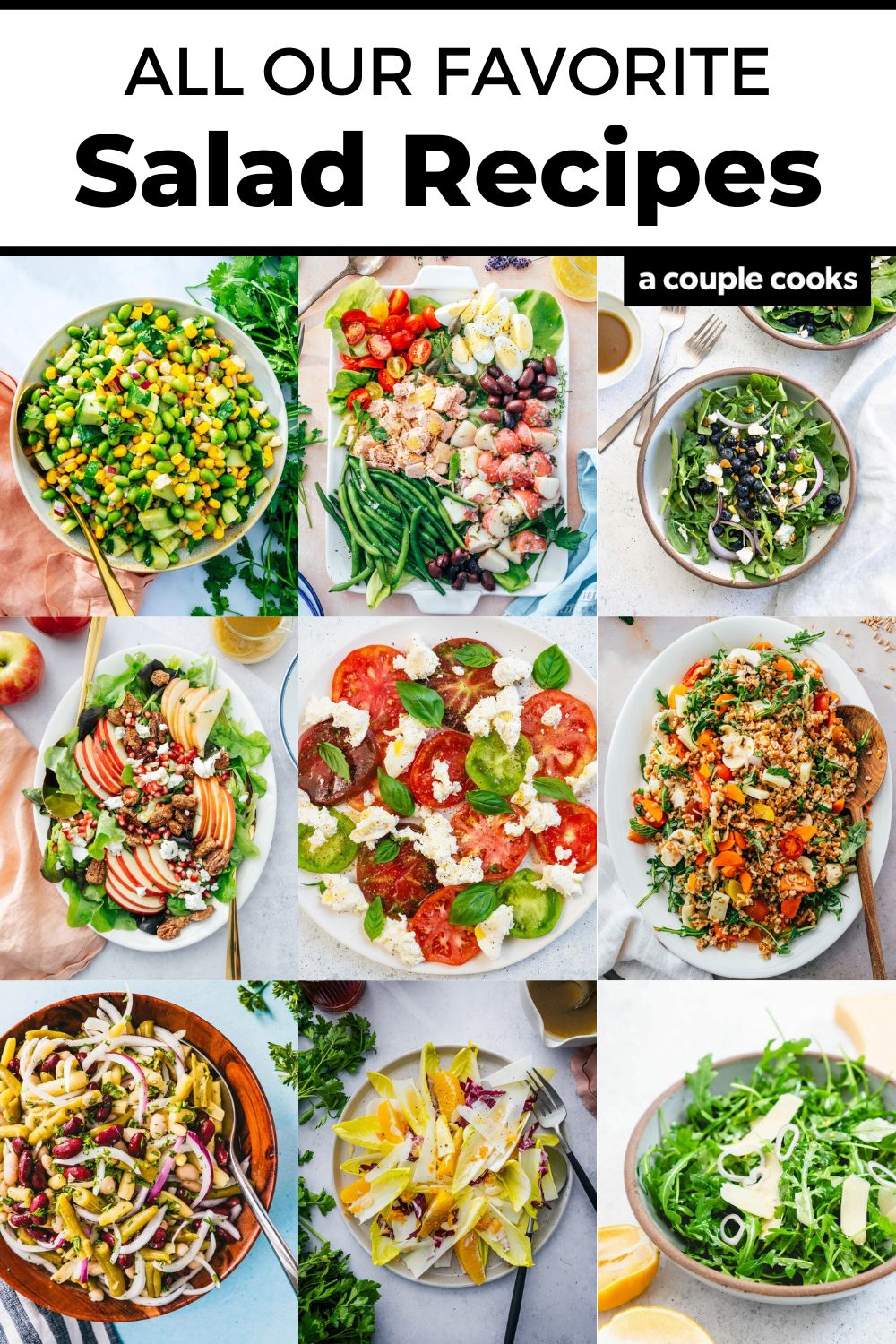 60 Best Salad Recipes – A Couple Cooks