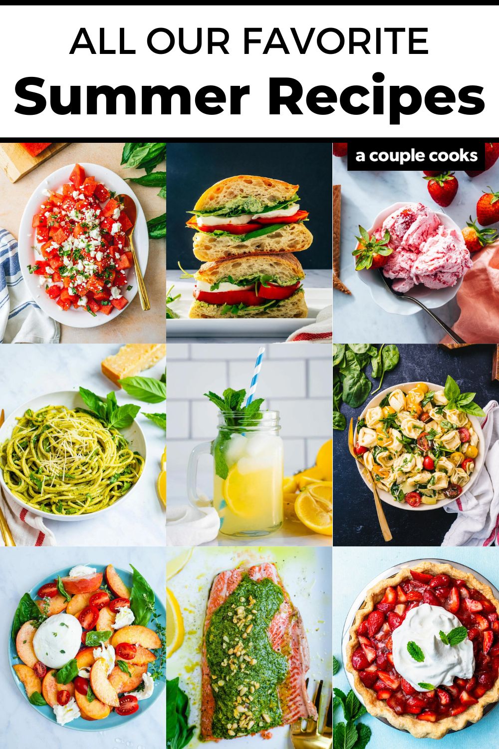 60 Summer Recipes to Try This Season – A Couple Cooks