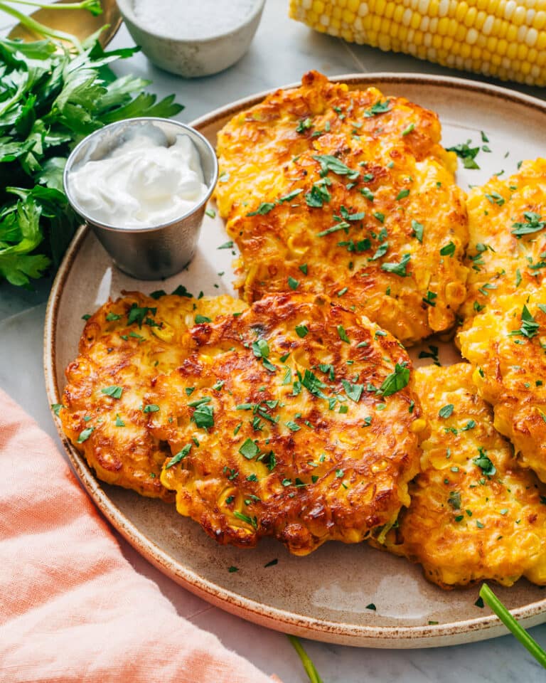 Easy Corn Fritters – A Couple Cooks
