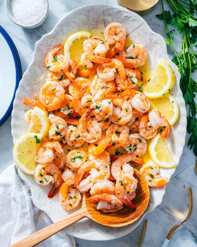 Easy Garlic Shrimp – A Couple Cooks