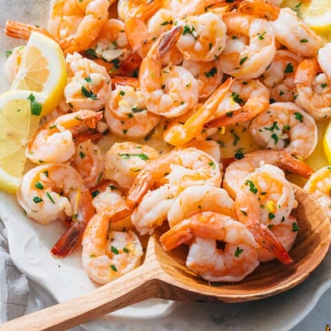 Easy Garlic Shrimp – A Couple Cooks