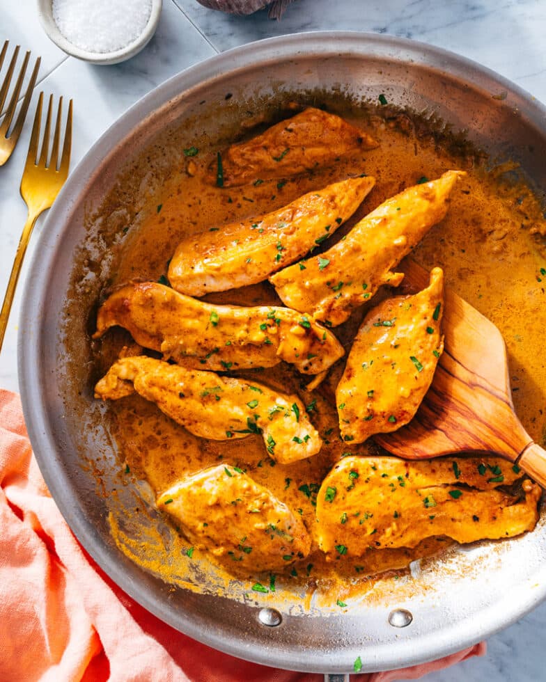 Creamy Garlic Chicken – A Couple Cooks