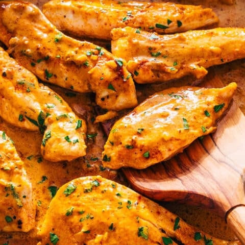 Creamy Garlic Chicken – A Couple Cooks