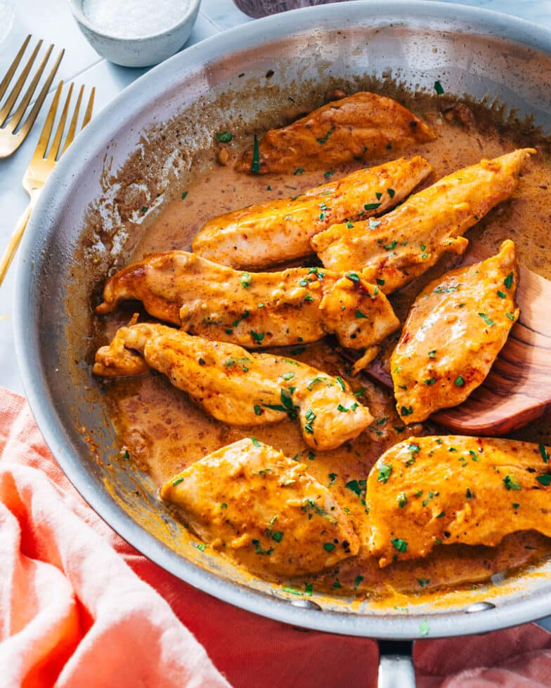 Creamy Garlic Chicken – A Couple Cooks