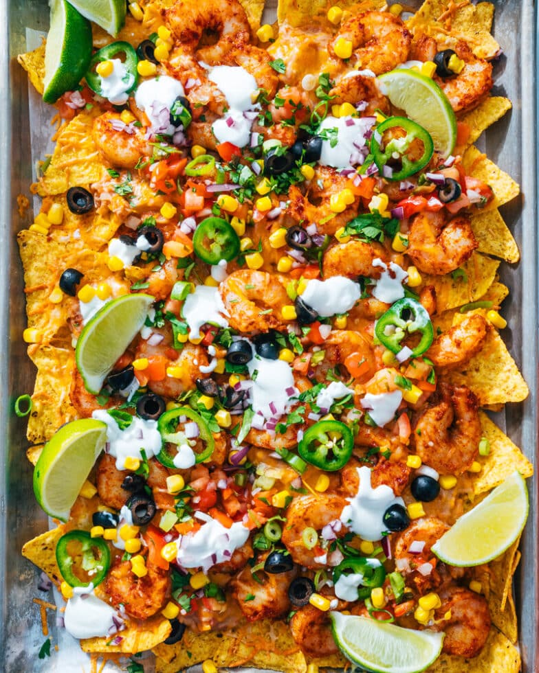 Shrimp Nachos – A Couple Cooks