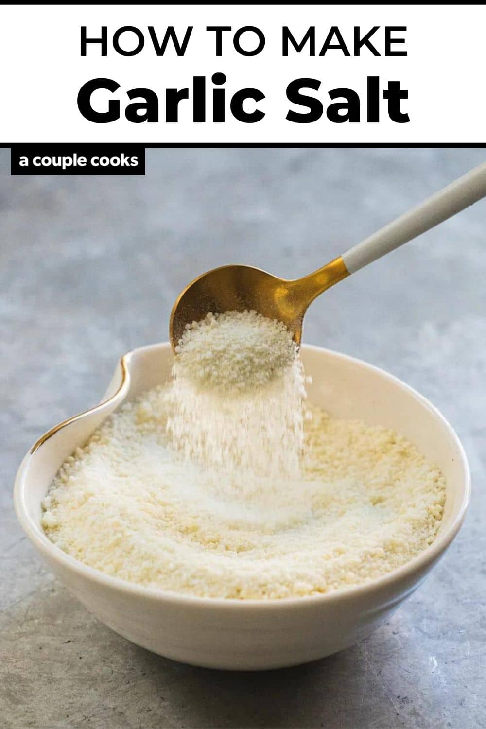 How to Make Homemade Garlic Salt (Easy DIY!)