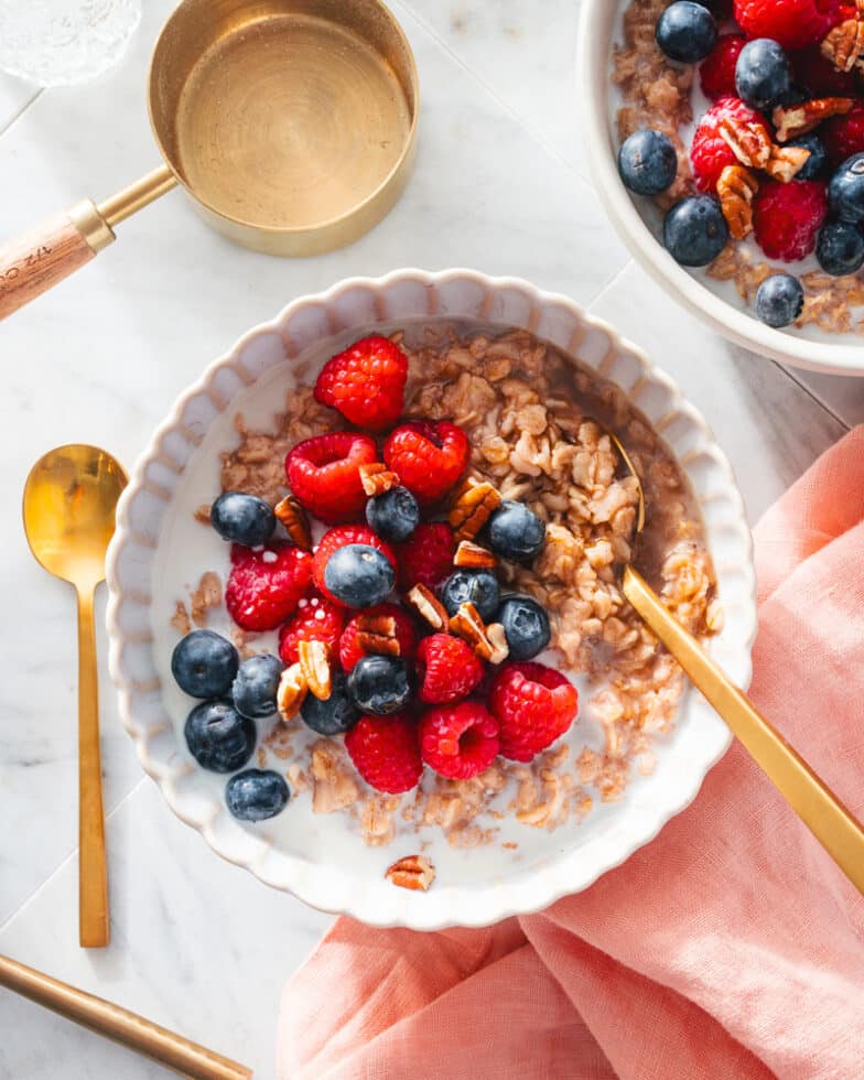 Microwave Oatmeal (2 Minutes!) – A Couple Cooks