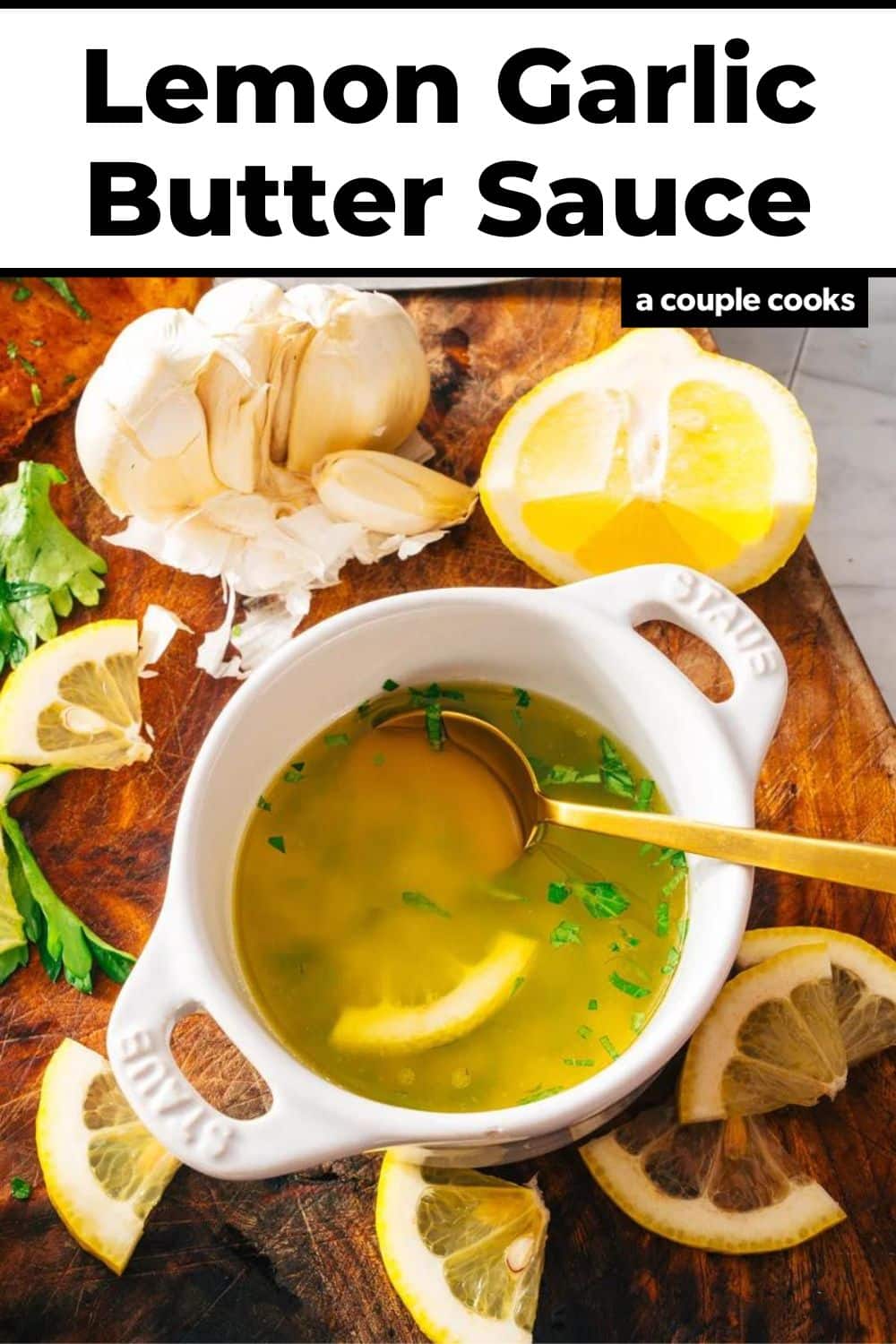 Lemon Garlic Butter Sauce – A Couple Cooks