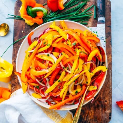 Bell Pepper Salad – A Couple Cooks