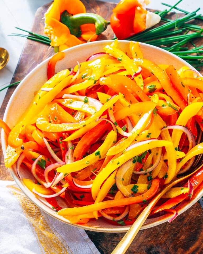 Bell Pepper Salad – A Couple Cooks