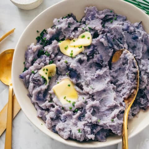 Purple Mashed Potatoes – A Couple Cooks