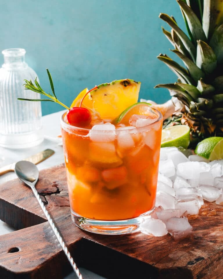 Rum Swizzle – A Couple Cooks