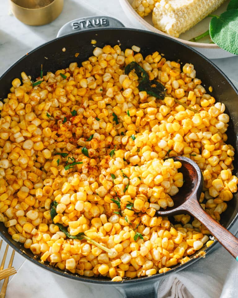 Skillet Fried Corn – A Couple Cooks