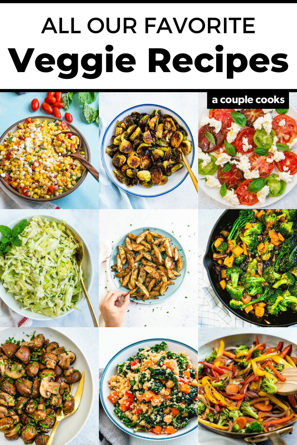 50 Great Vegetable Recipes – A Couple Cooks