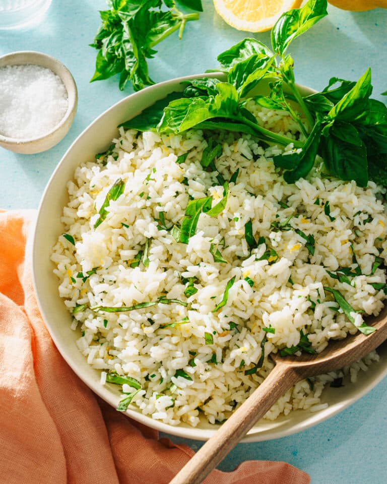 Basil Rice – A Couple Cooks