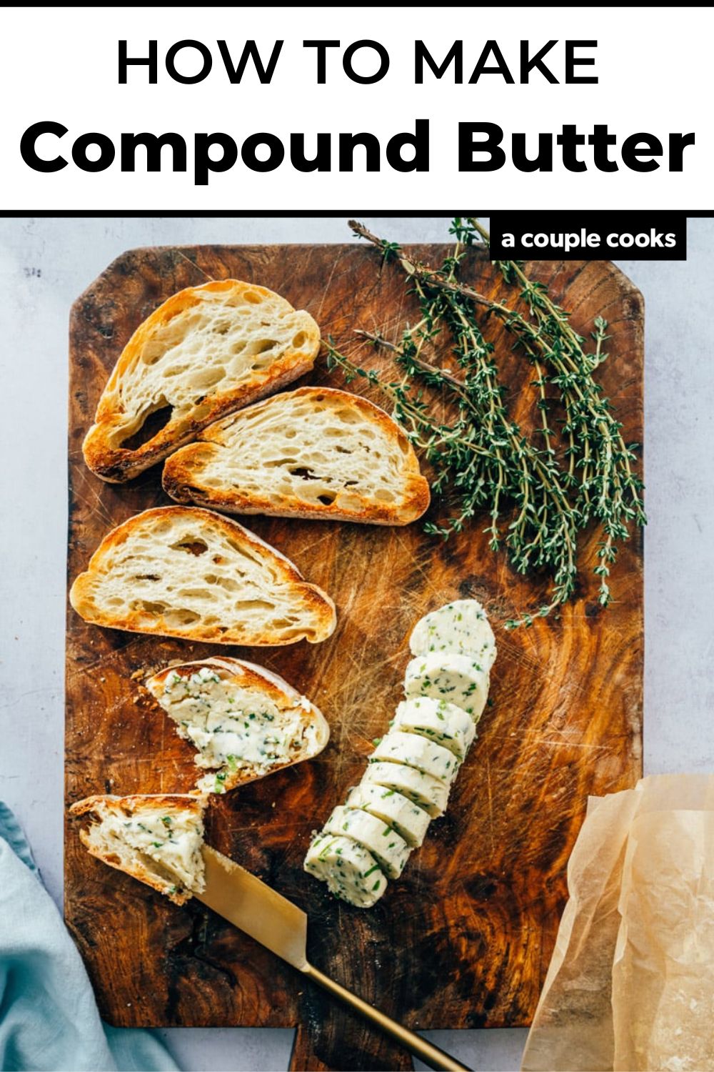 How to Make Compound Butter (& Easy Flavor Variations) – A Couple Cooks