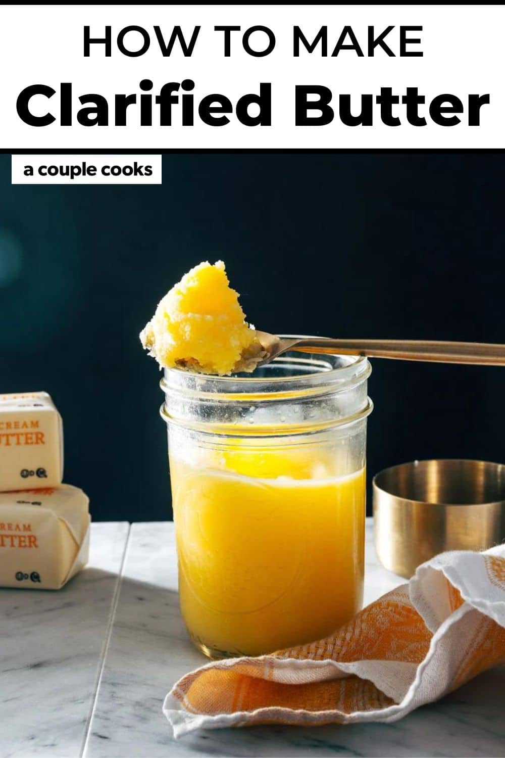 How to Make Clarified Butter – A Couple Cooks