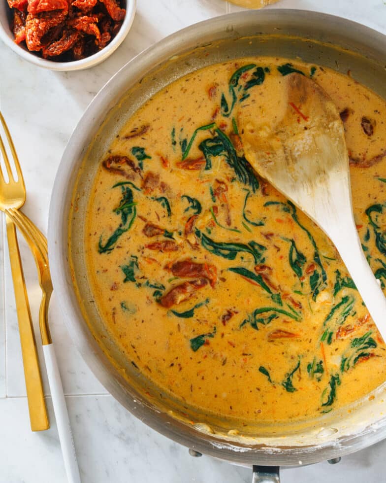 Sun Dried Tomato Cream Sauce – A Couple Cooks