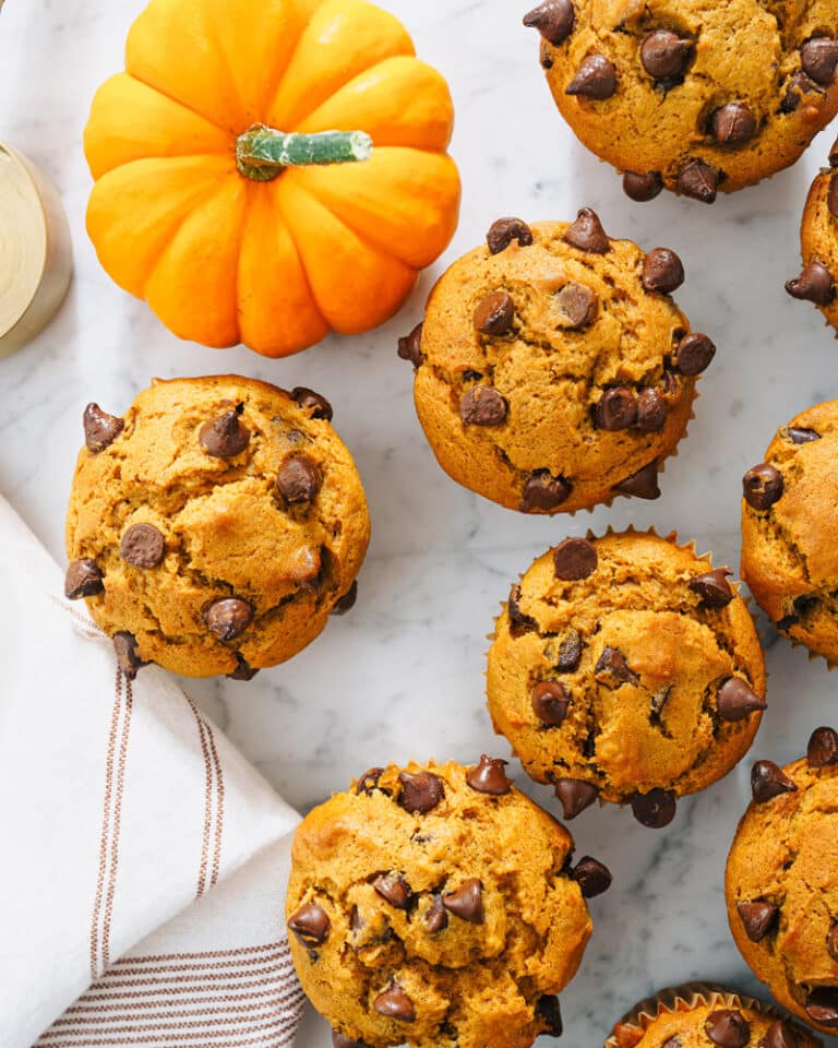 Pumpkin Chocolate Chip Muffins – A Couple Cooks