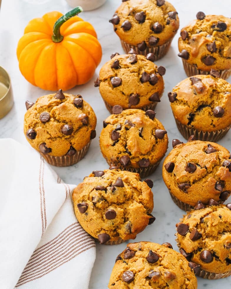 Pumpkin Chocolate Chip Muffins – A Couple Cooks