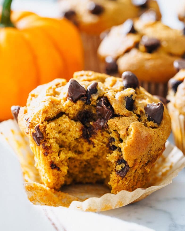 Pumpkin Chocolate Chip Muffins – A Couple Cooks