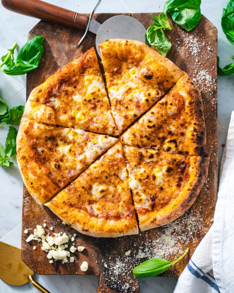 Quattro Formaggi Pizza – A Couple Cooks