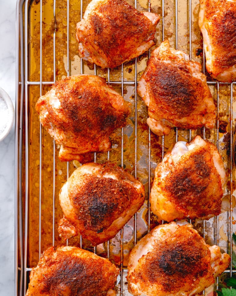 Baked Chicken Thighs (Best Ever!) – A Couple Cooks
