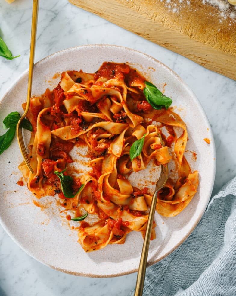 Tagliatelle Pasta – A Couple Cooks