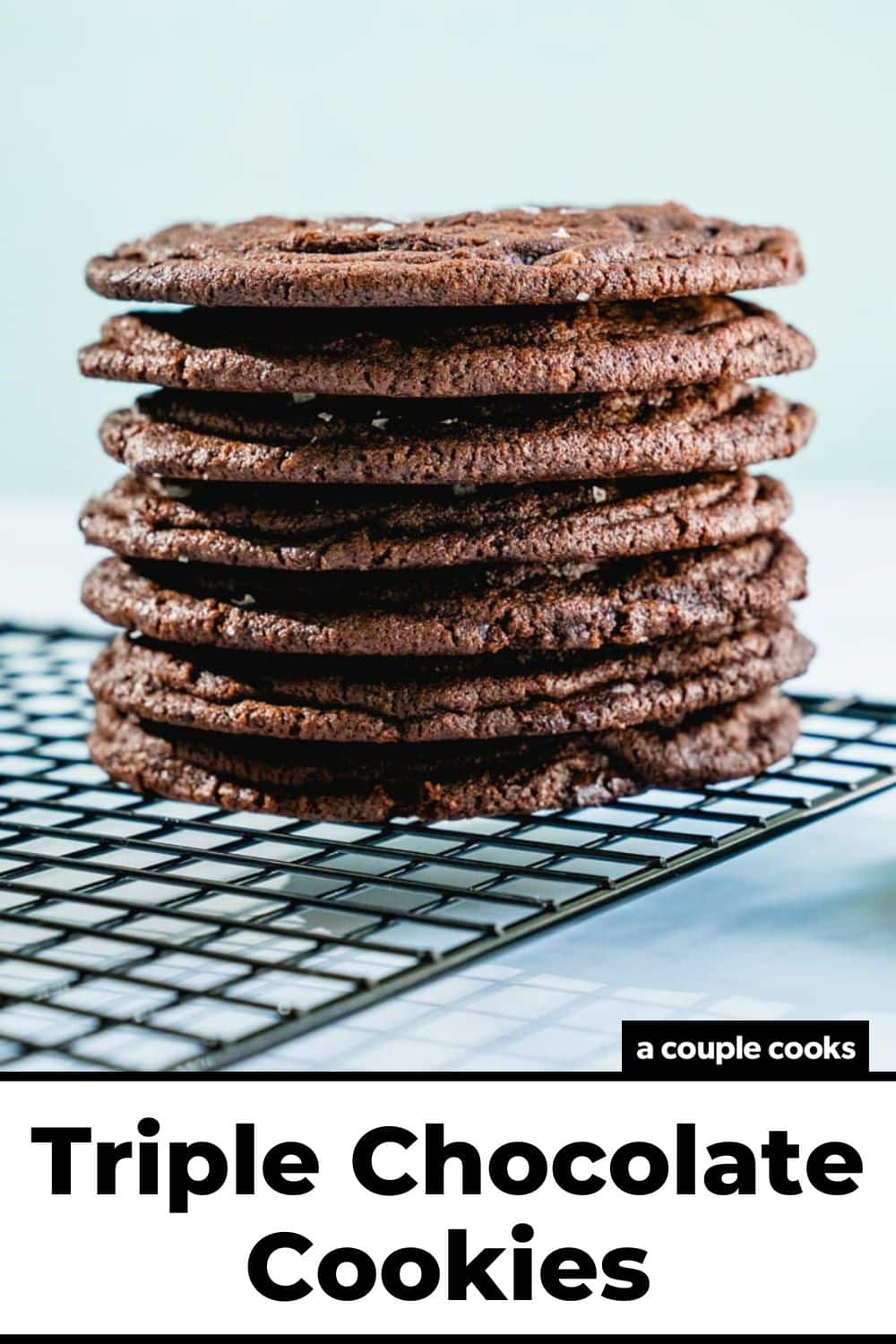 Ultimate Triple Chocolate Cookies (Bakery Style!) – A Couple Cooks