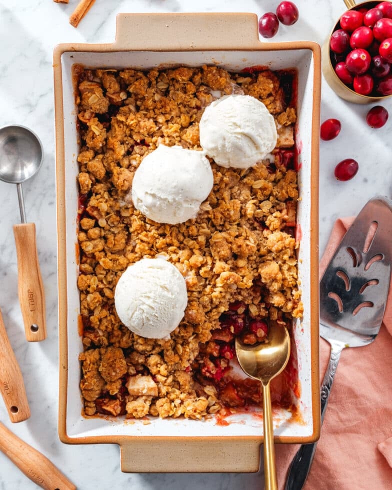 Apple Cranberry Crisp