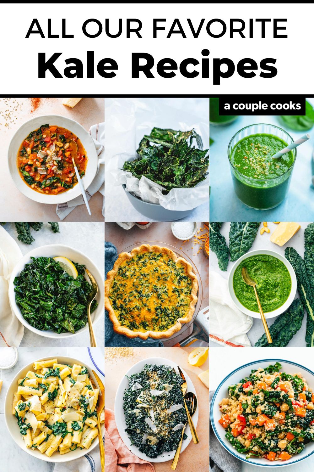 20 Tasty Kale Recipes – A Couple Cooks