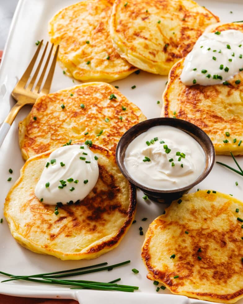 Mashed Potato Pancakes – A Couple Cooks