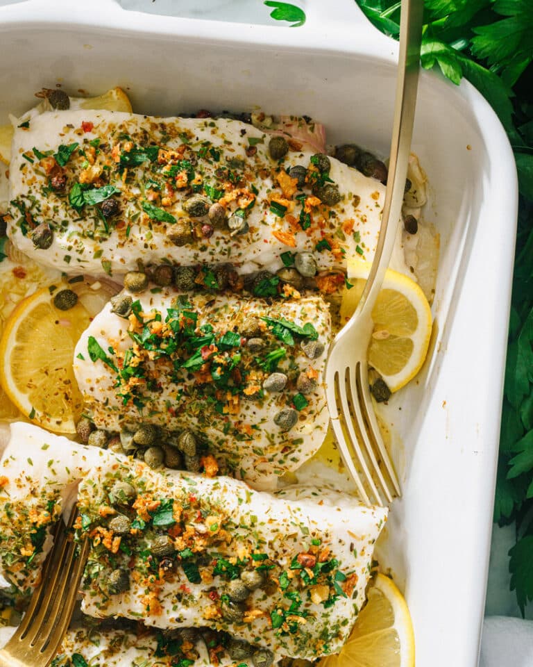Baked Halibut Recipe – A Couple Cooks