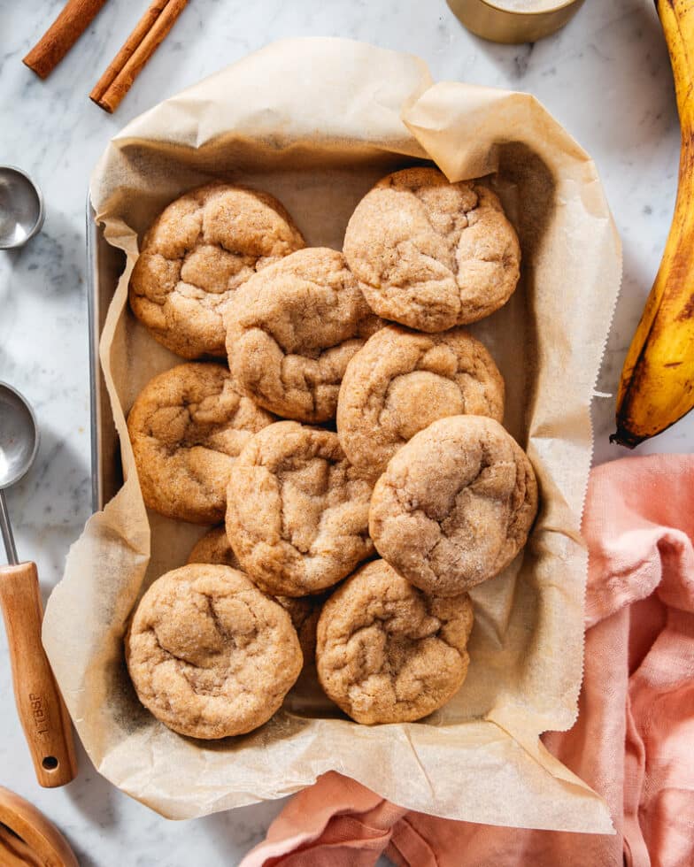 Chewy Banana Cookies – A Couple Cooks