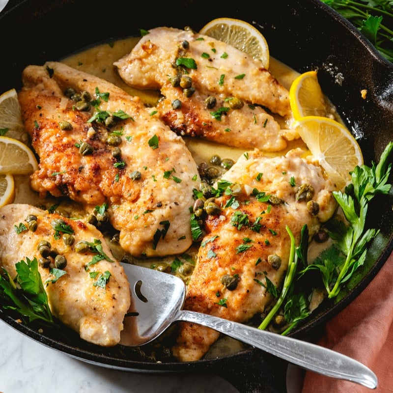 Healthy Chicken Piccata