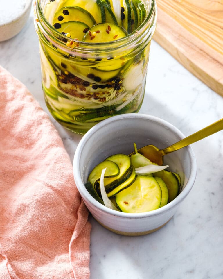 Pickled Zucchini – A Couple Cooks