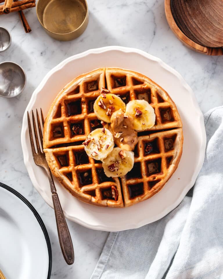 Banana Waffles – A Couple Cooks