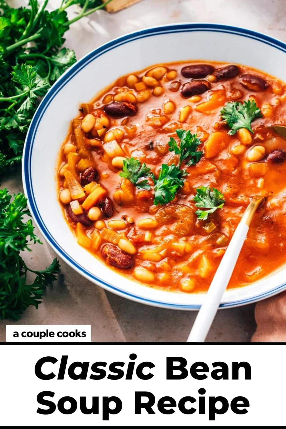 Classic Bean Soup – A Couple Cooks